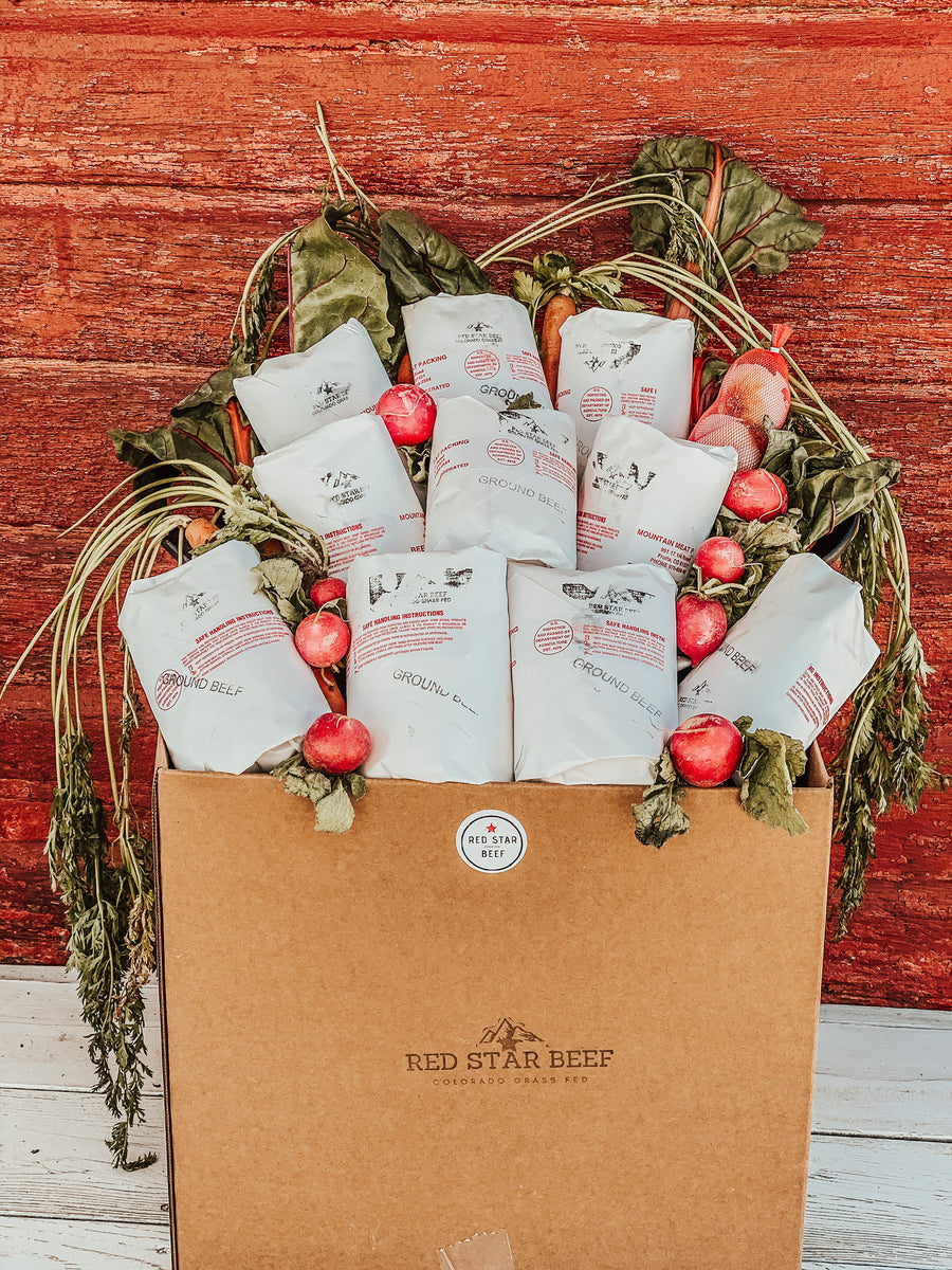 Ground Beef Box – Red Star Beef